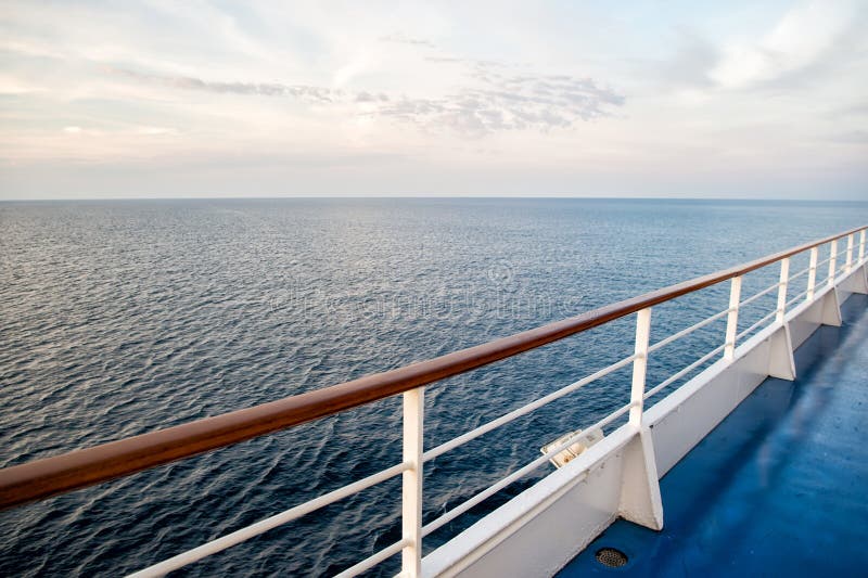 Ocean View from Cruise Ship Stock Image - Image of blue, copy: 94732889
