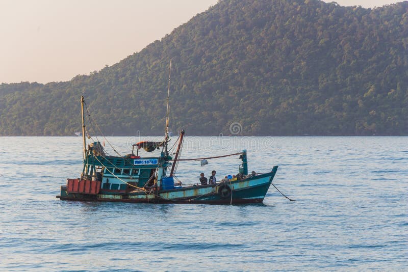 Ocean View Form Koh Rong Samloem, Cambodia Stock Photo - Image of sail ...