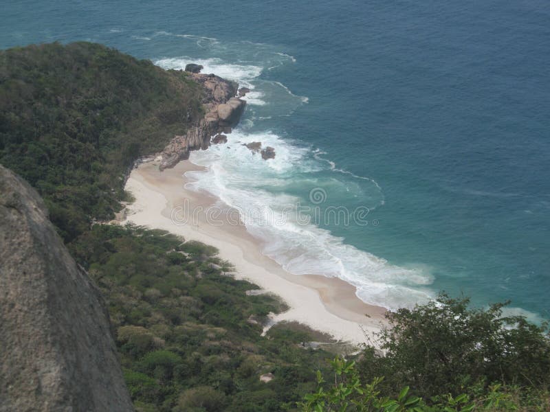 Ocean View from the Mountain Stock Image - Image of nature, mountain ...