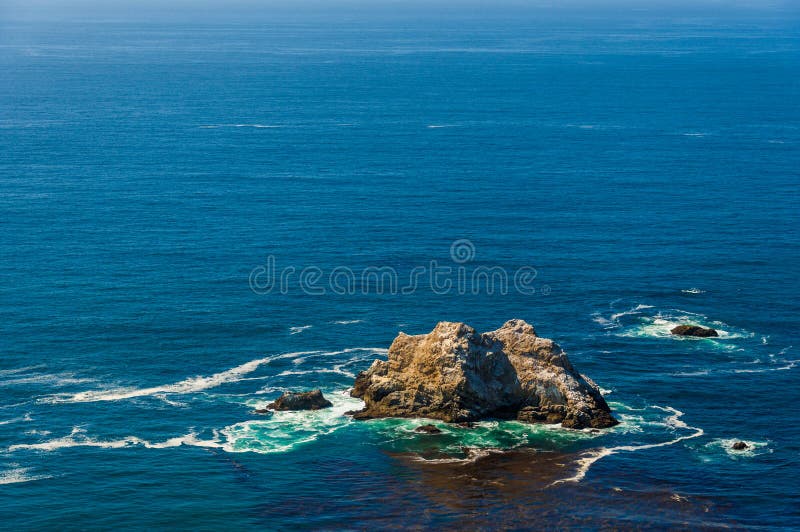Ocean View from the Scenic California Pacific Coast Highway 1 Stock ...