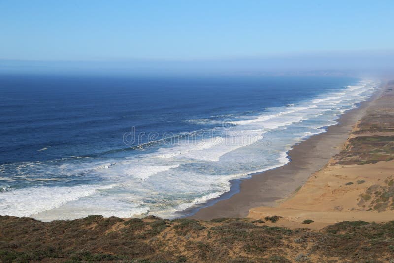 Ocean view stock photo. Image of wave, travel, blue, beach - 64349618