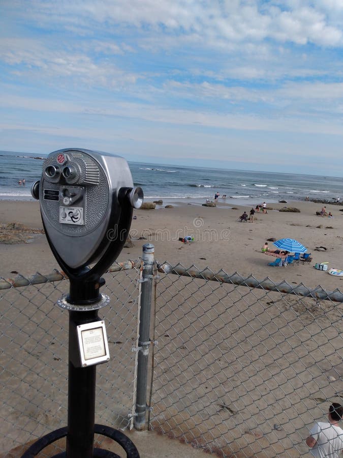Ocean viewer at the beach stock photo. Image of wave - 224009976