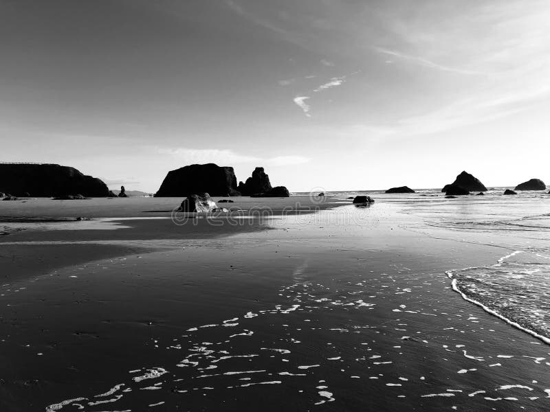 Ocean Views Rock Formations Stock Image - Image of views, oregon: 135881029