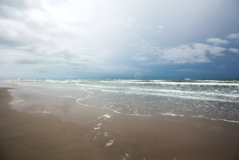 Ocean after ebb stock image. Image of drain, indonesia - 23010713