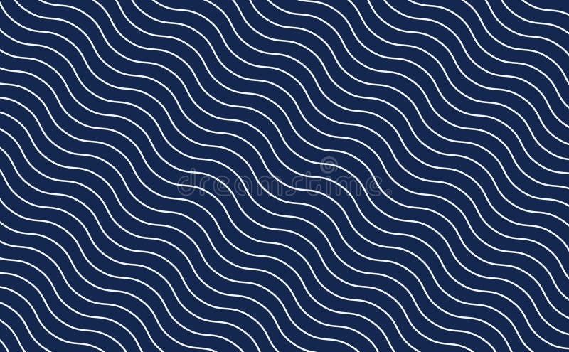 Ocean Water Marine Wave Lines Pattern Background Stock Vector ...