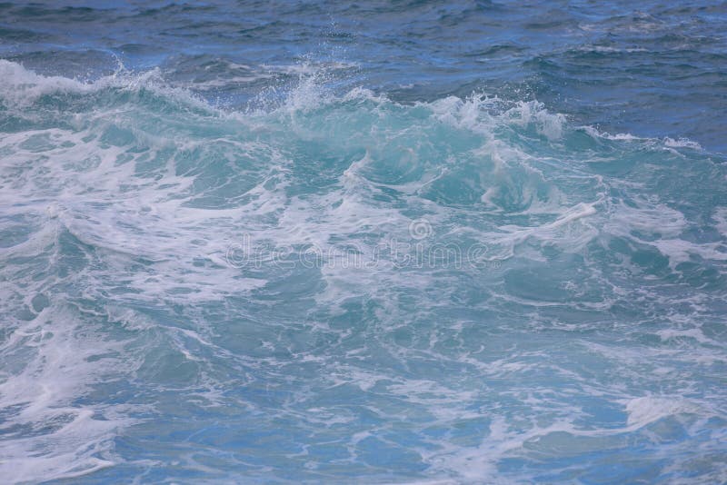 Ocean Water Splashing Waves Stock Image - Image of splashing, blue ...