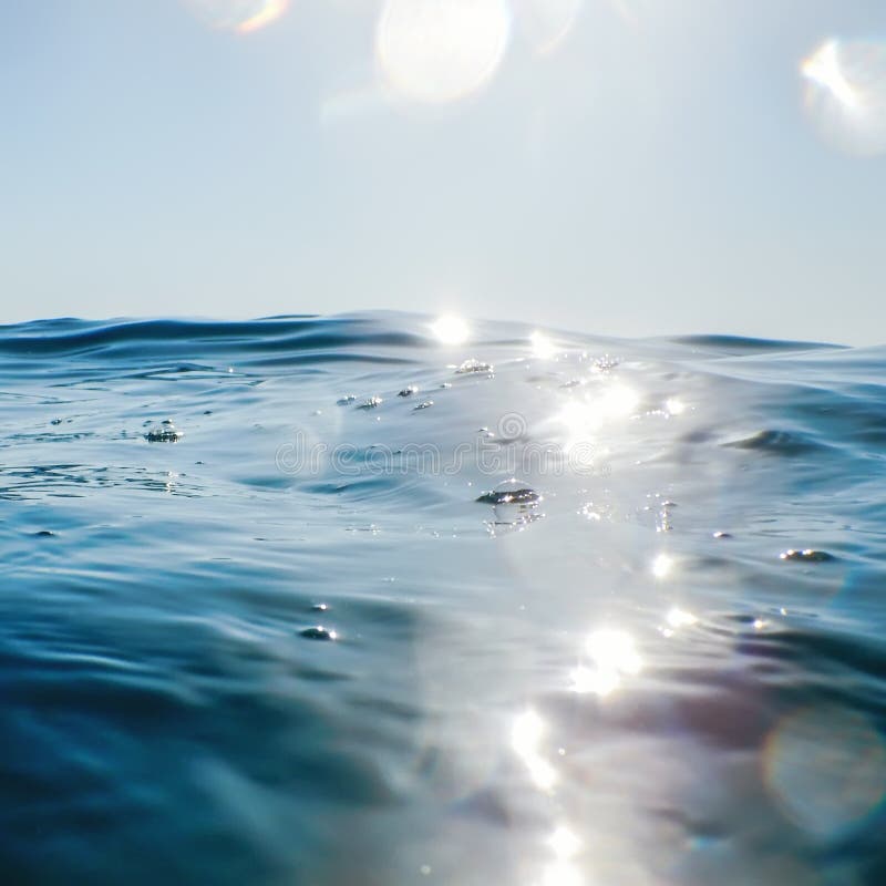 Ocean Water Surface, Ocean Water Background Stock Image - Image of ...