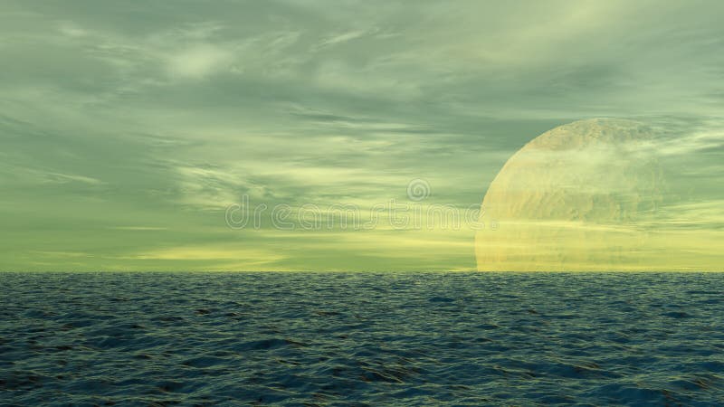 Ocean waterscape stock illustration. Illustration of texture - 1839335
