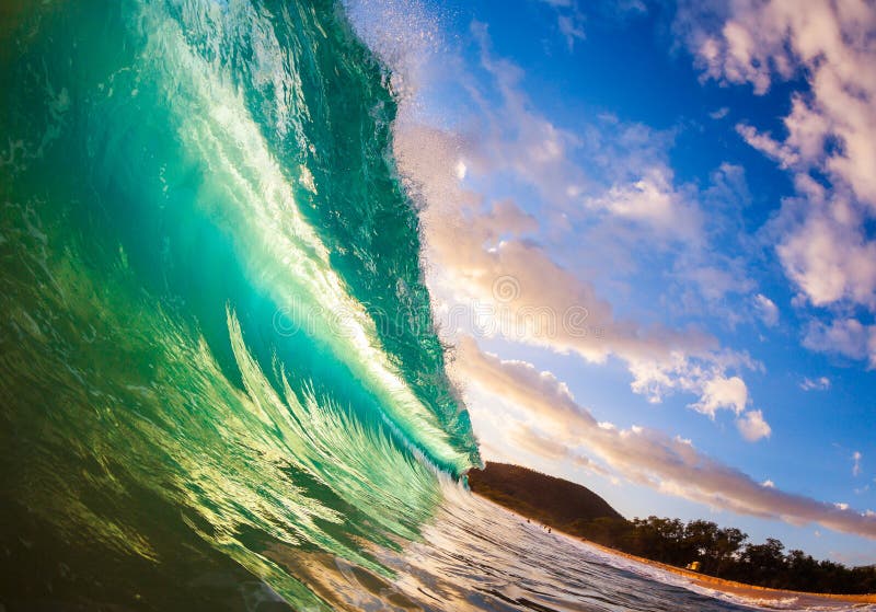Ocean Wave at Beach stock photo. Image of nature, beaches - 9372274