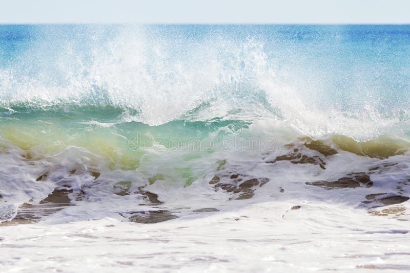 Strong Sea Wave stock photo. Image of shore, risks, motion - 2999970