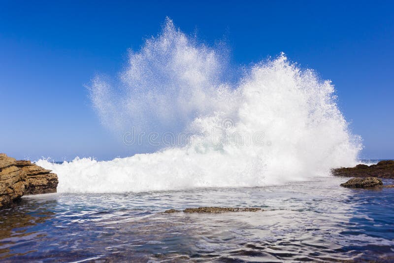 Wave Exploding Water stock photo. Image of beauty, crashing - 60866770