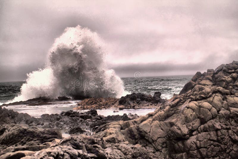 Rage of the ocean stock image. Image of surge, tide - 117183087