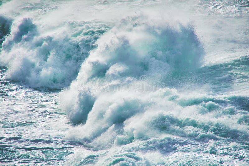 Ocean wave at irish coast stock photo. Image of kilkee - 142838086