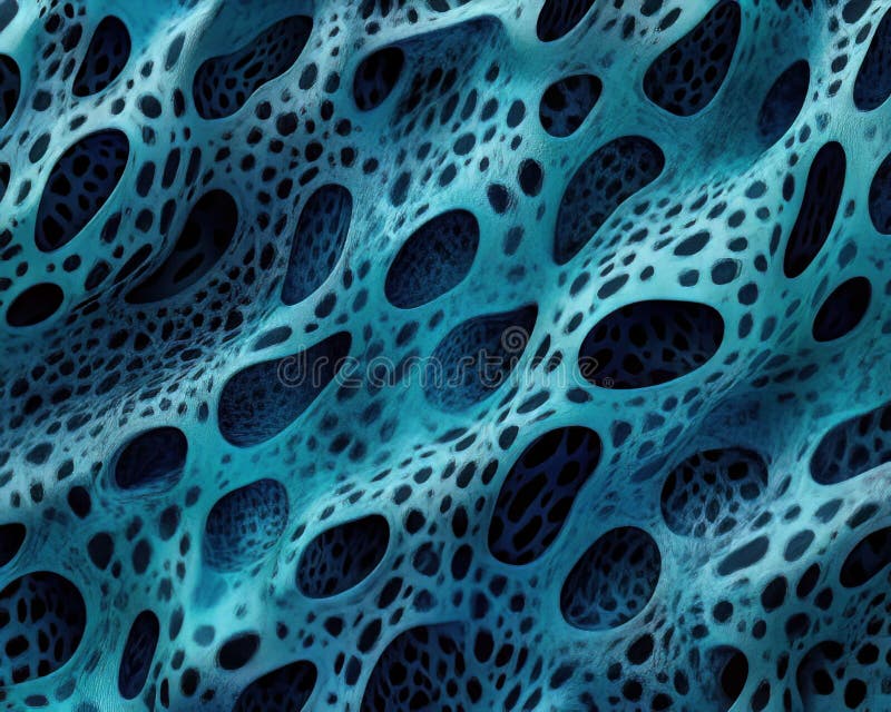 Ocean Wave Leopard Spot Pattern Teal Navy Hyper-Detailed Stock ...