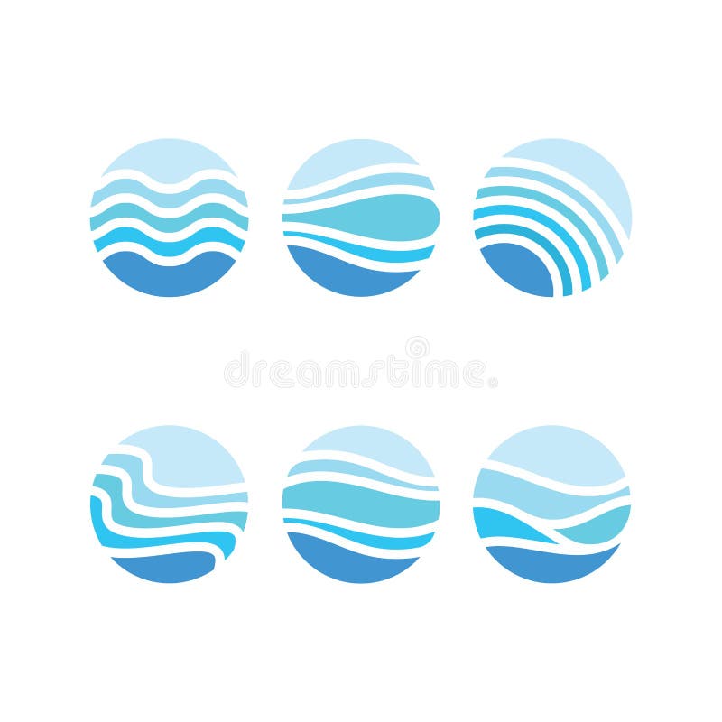 Ocean Wave Logo Template Vector, Ocean Simple and Modern Logo Design ...