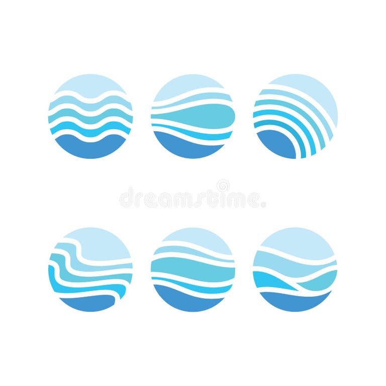 Ocean Wave Logo Template Vector, Ocean Simple and Modern Logo Design ...