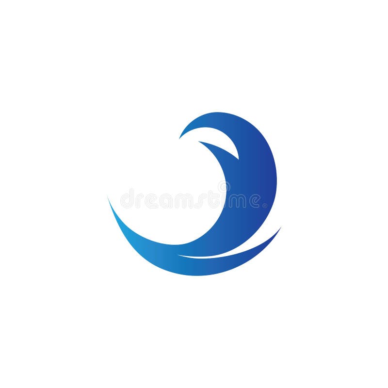 Ocean Wave Logo Vector Illustration Design Template - Vector Stock ...