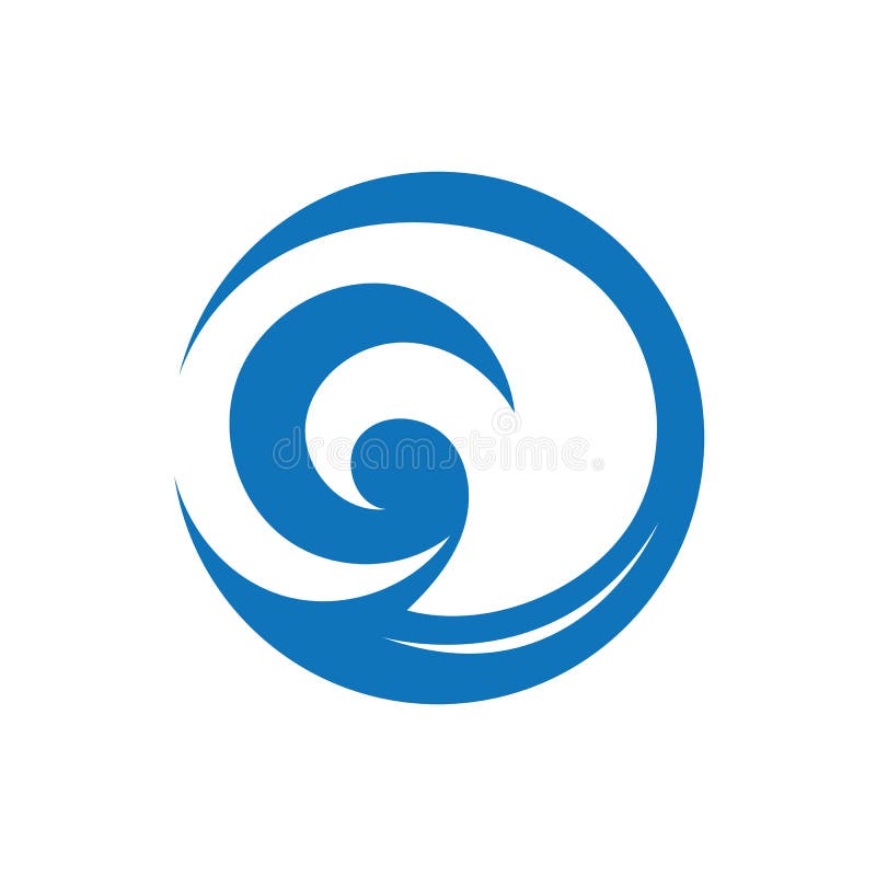 Ocean Wave Logo Vector Illustration Design Template - Vector Stock ...