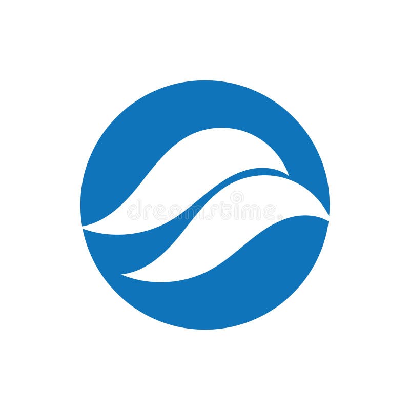 Ocean Wave Logo Vector Illustration Design Template - Vector Stock ...
