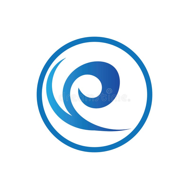Ocean Wave Logo Vector Illustration Design Template - Vector Stock ...
