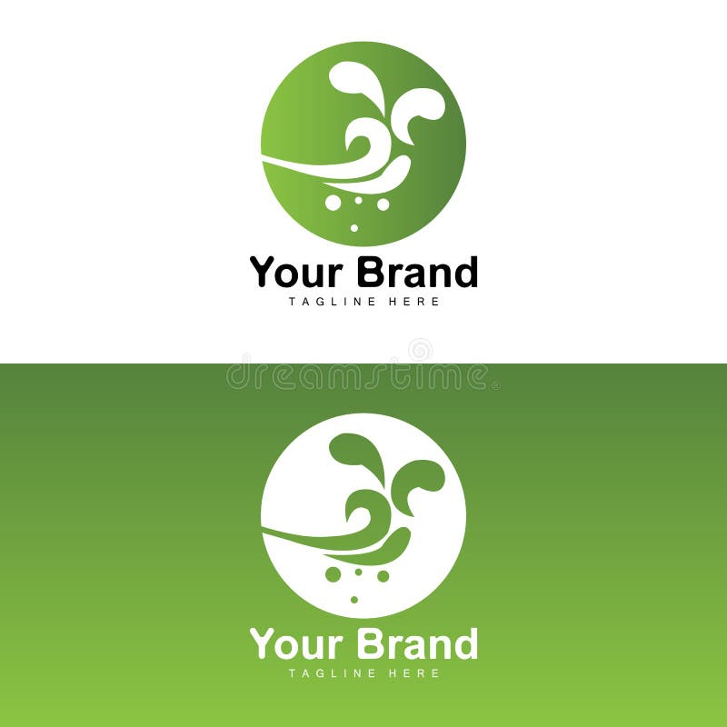 Ocean Wave Logo, Water Wave Design, Brand Design Vector Stock Vector ...