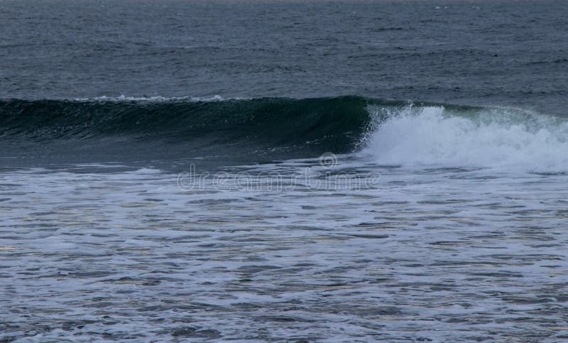 Ocean Wave on the Pacific Ocean Stock Image - Image of island, north ...