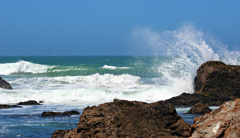 Ocean Wave Splash stock photo. Image of drops, blue, surf - 25383232