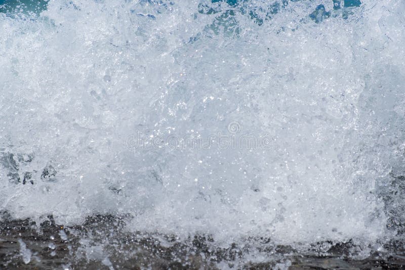 Ocean Wave with Spray, Sea Summer. Environment Liquid Stock Photo ...