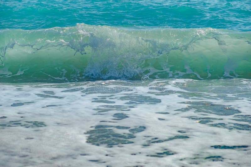 Wave Spray Above Lava Rock Wall Stock Photo - Image of oceanside ...