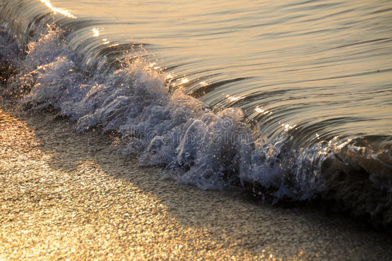 Ocean wave at sunrise stock photo. Image of beauty, asian - 22113132