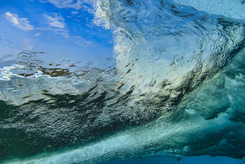Ocean Wave, Underwater Shot Stock Photo - Image of surf, flowing: 222500224
