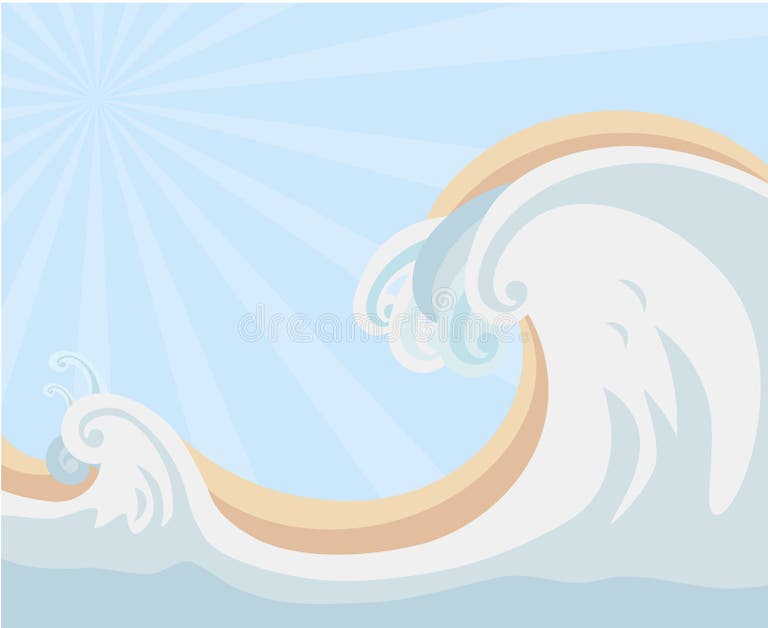Clip Art Ocean Waves Stock Illustrations – 2,640 Clip Art Ocean Waves ...