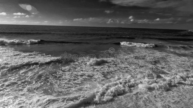Ocean Waves, Aerial View from Drone Stock Photo - Image of surface ...