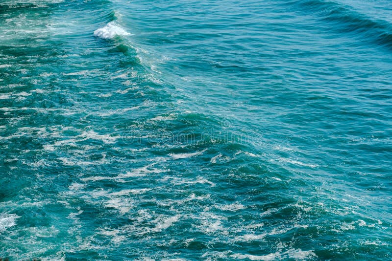 Ocean Waves Approaching the Shore Stock Image - Image of peace ...