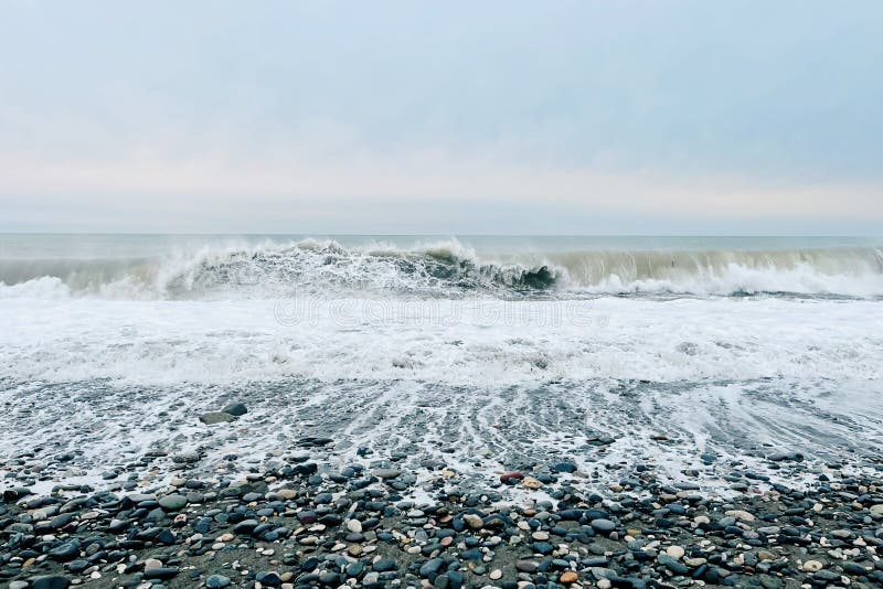 Ocean Waves, Beautiful Nature Landscape Stock Image - Image of resort ...