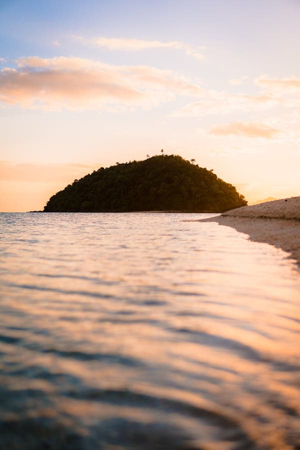 Ocean Waves Gleaming Under the Shiny Sunset Stock Photo - Image of wave ...