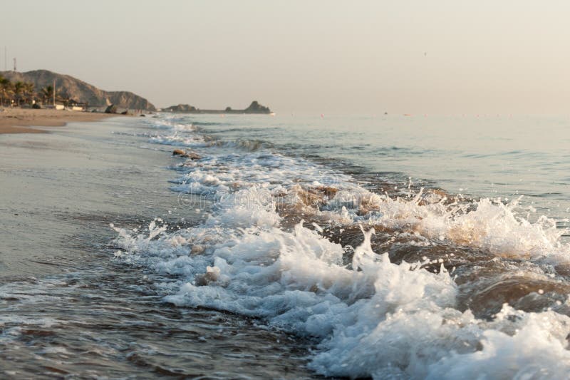 Ocean waves stock image. Image of fujairah, beach, coastline - 86675861
