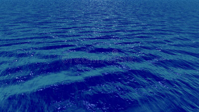 Ocean Waves Loop Daytime 3D Animation Long Shot Stock Footage - Video ...
