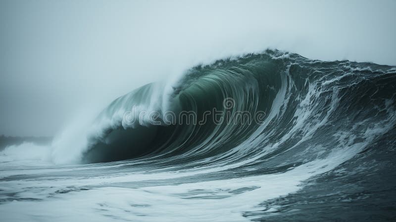 Ocean Waves Motion Showing Energy Sea Splashes Mist Stock Photos - Free ...