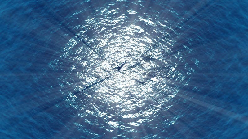 Ocean Waves Reflecting Sun with Rays Stock Video - Video of light ...