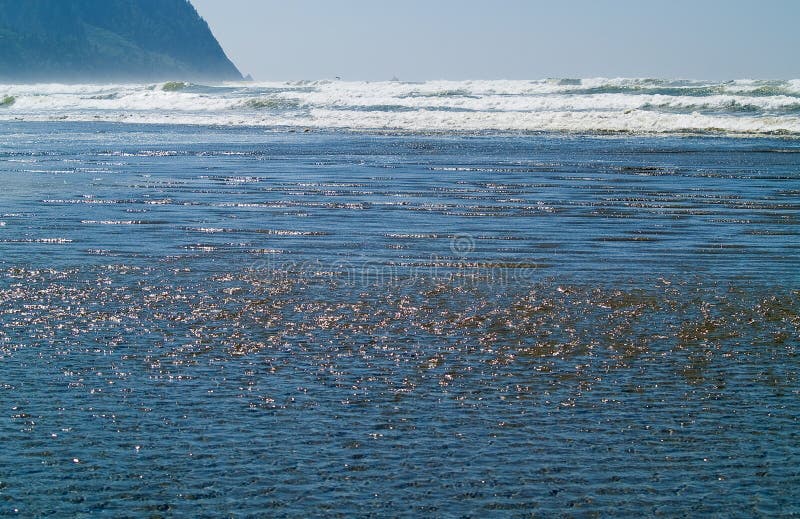 Ocean Waves and Ripples stock image. Image of coast, sandy - 30098505