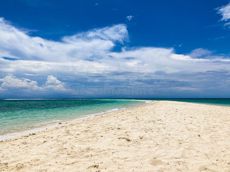 Sandbar in Camiguin Island. Philippines. Stock Photo - Image of sandbar ...