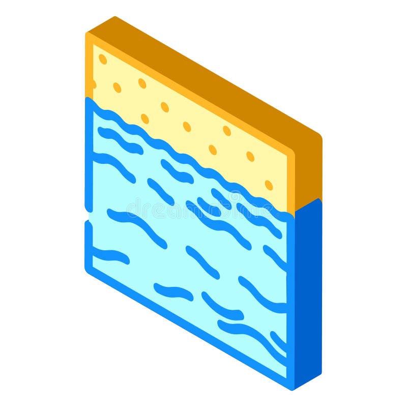 Ocean Waves Tidal Power Isometric Icon Vector Illustration Stock Vector ...
