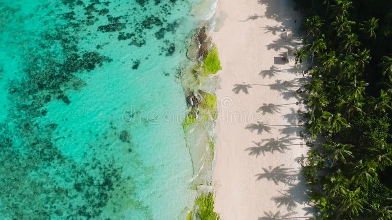 Puka Shell Beach. Boracay, Philippines Stock Video - Video of landscape ...
