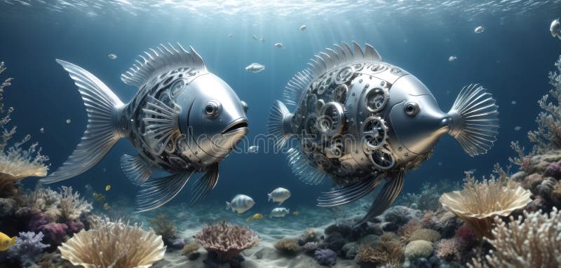 An Ocean Where the Waves are Made of Interlocking Metallic Plates ...