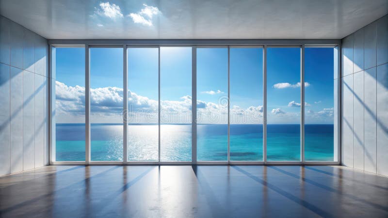 Oceanfront Room with Expansive Floor-to-ceiling Windows Offering ...