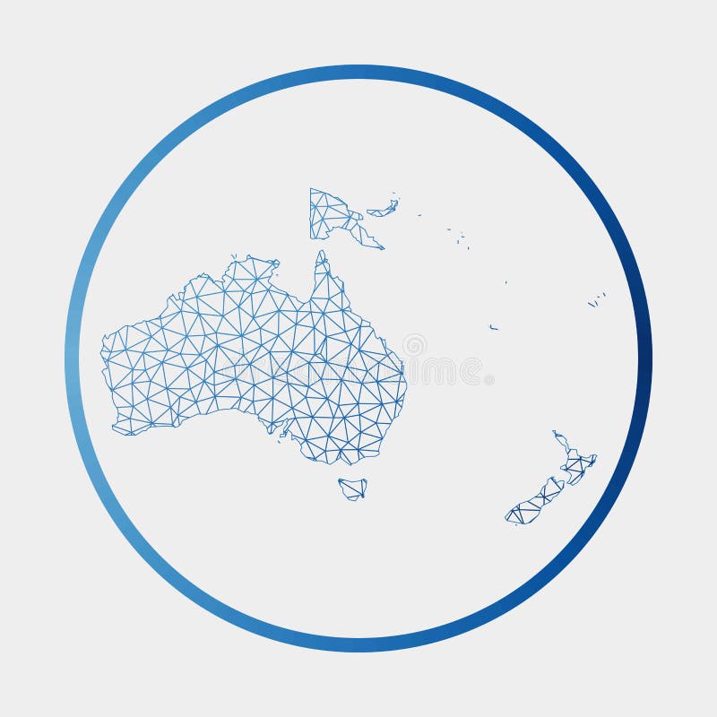 Oceania icon. stock vector. Illustration of boundary - 213068117