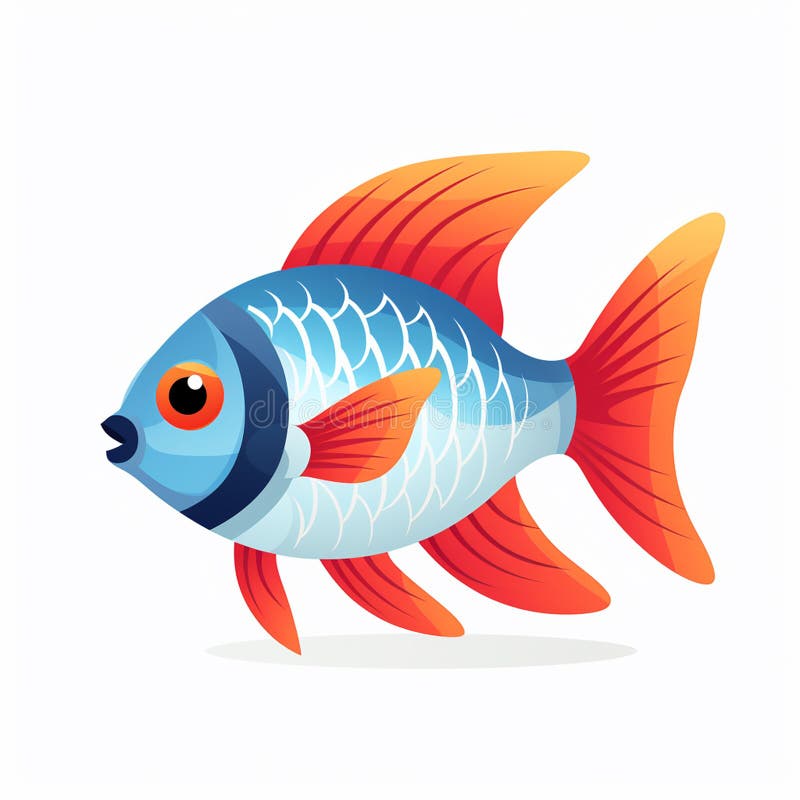 Oceanic Magic Fish Illustration Stock Illustration - Illustration of ...