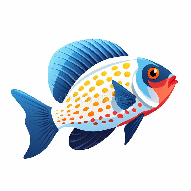 Oceanic Marvel Fish Illustration Stock Illustration - Illustration of ...