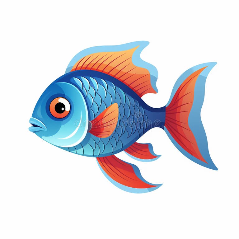 Oceanic Marvel Fish Illustration Stock Illustration - Illustration of ...